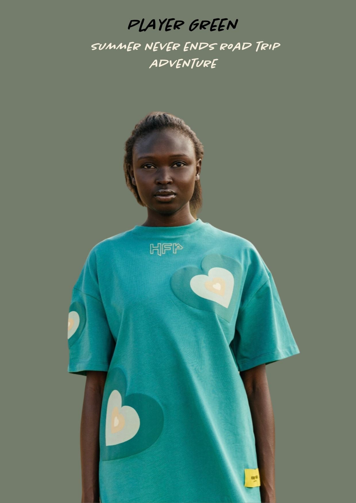 TEE HEART GREEN – HOMIES FROM PARIS